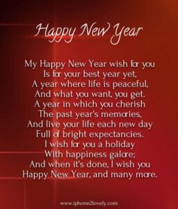 45 Short Poems to Wish Happy New Year 2026 (Images) - Hug2Love