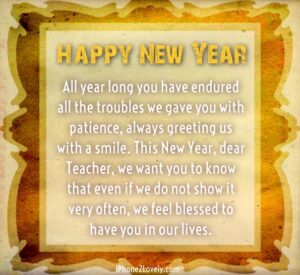 80+ Happy New Year Wishes for Teachers (2026) - With Images