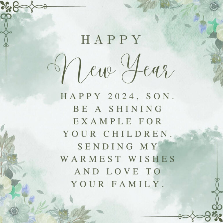 60+ Happy New Year 2025 Wishes for Son (with Images) - Hug2Love