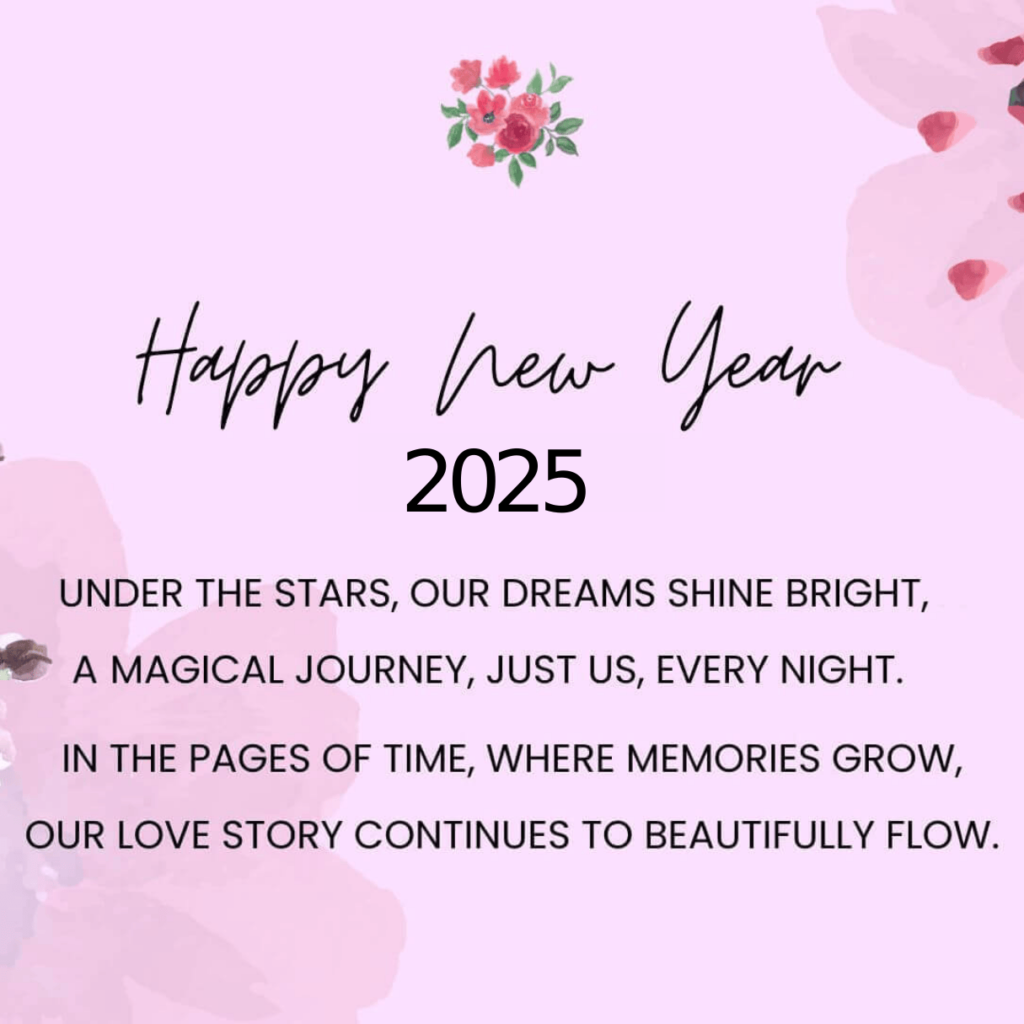 30 Happy New Year 2025 Romantic Poems (With Images) - Hug2Love