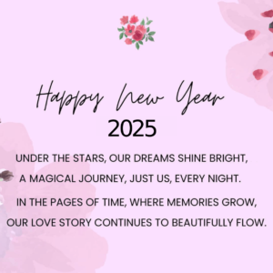 30 Happy New Year 2025 Romantic Poems (With Images) - Hug2Love