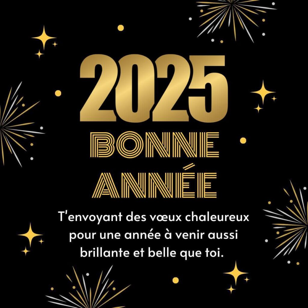 How Do You Say Happy New Year 2025 in French